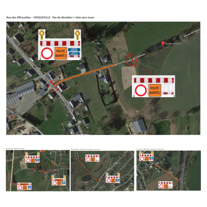 La ville de Saint-Hubert | Travaux de voirie – Modification de planning